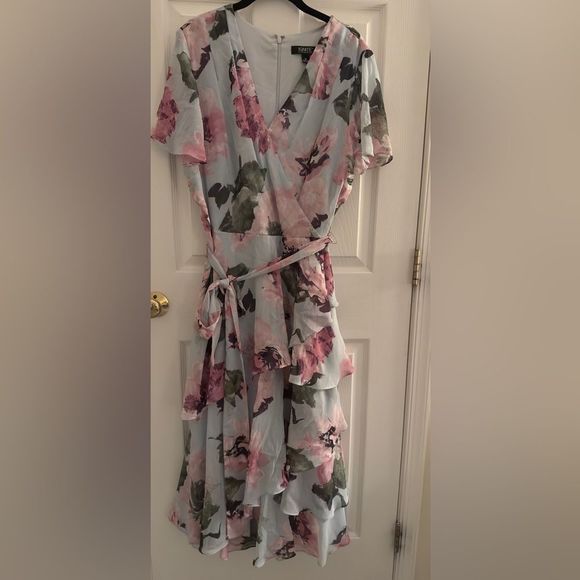 Ignite Evenings Dresses Ignite Evenings Shortsleeve Surplice Vneck